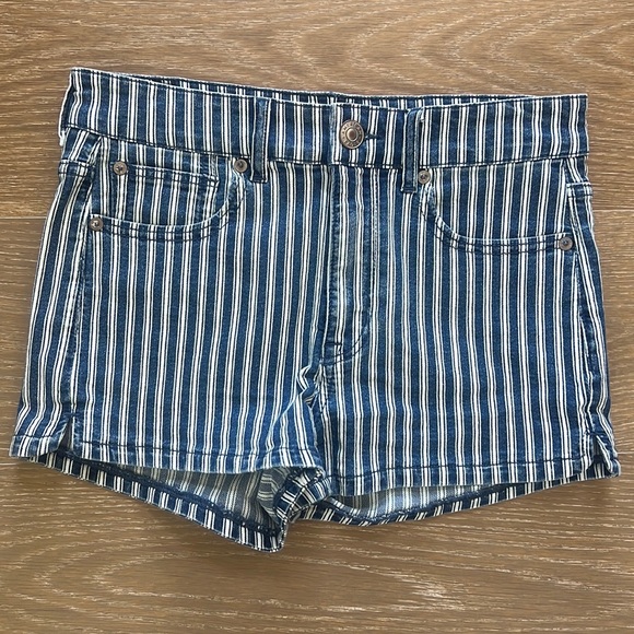 American Eagle Outfitters | Shorts | American Eagle High Rise Striped ...